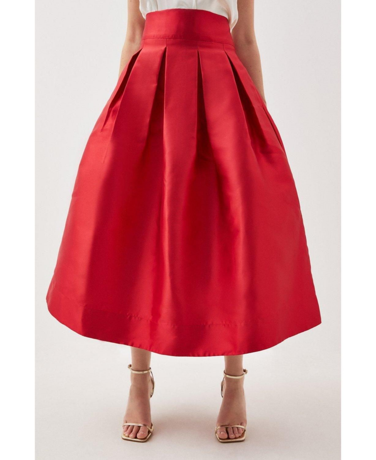 Click here for Karen Millen Womens Twill Woven Prom Maxi Skirt -... prices