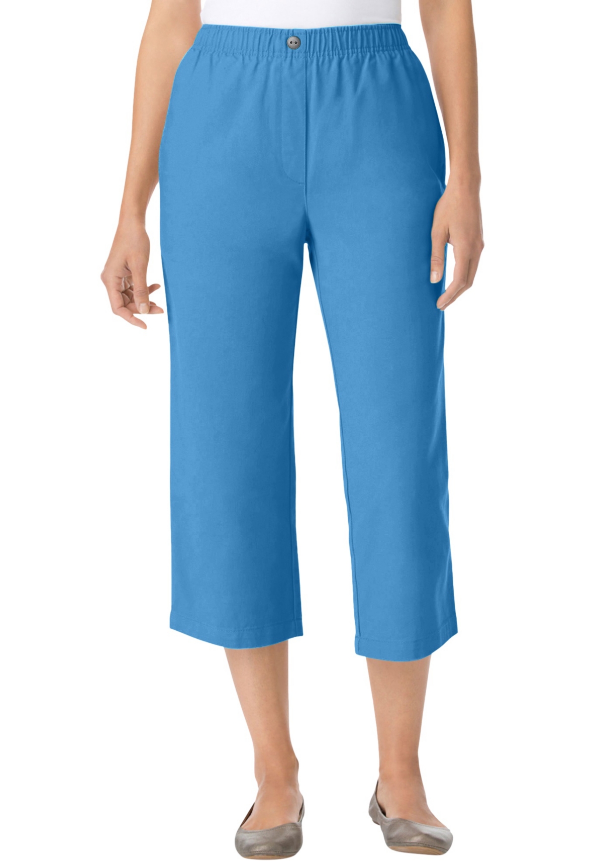 Click here for Woman Within Womens Within 7-Day Elastic-Waist Pul... prices