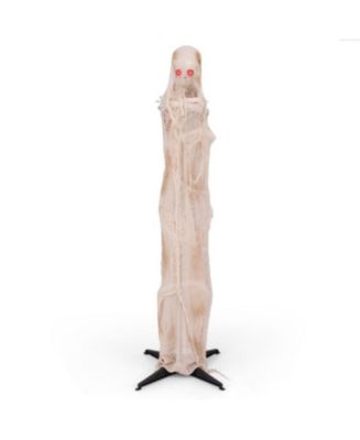 Mondawe 6ft Halloween Animated Standing Mummy with LED Red Glowing Eyes ...