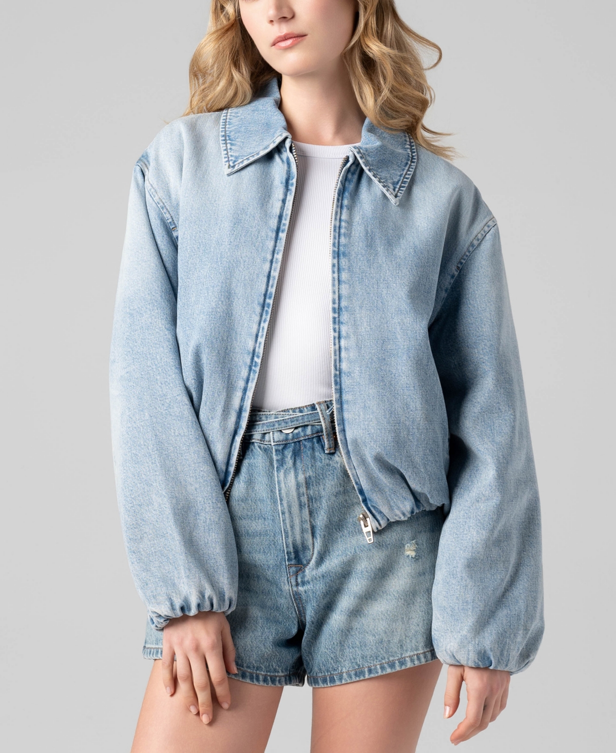 Click here for Blank Nyc Womens Bottomless Brunch Zip Front Jacke... prices