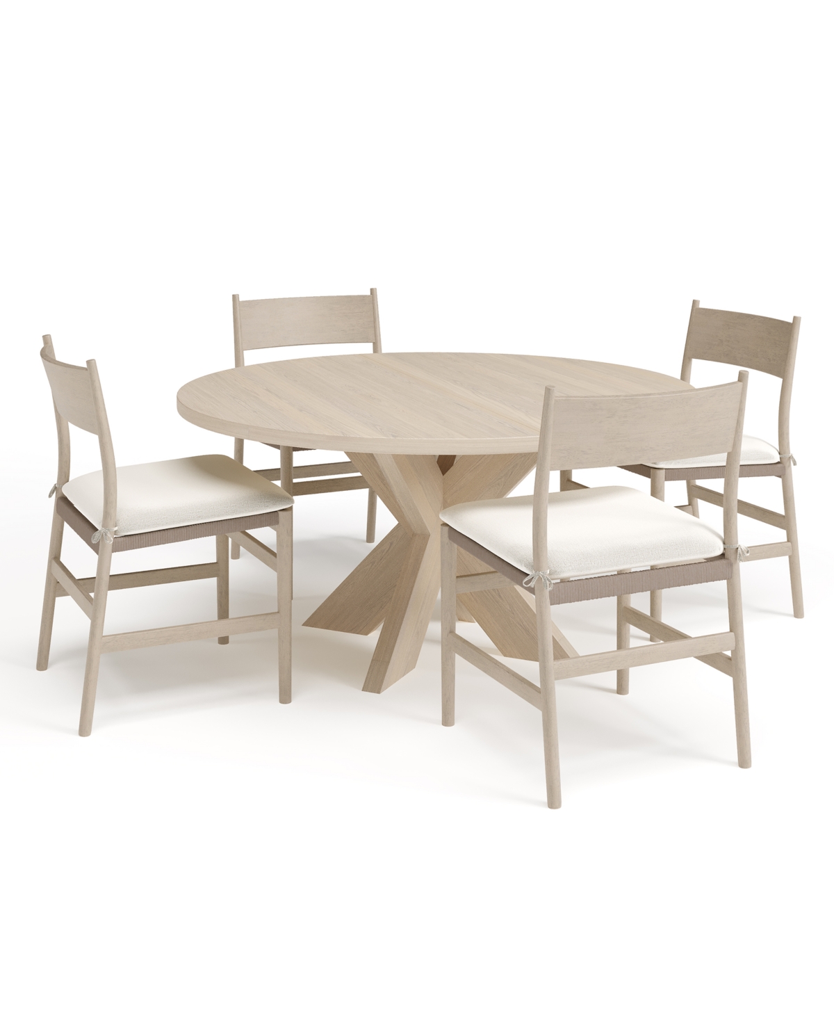 Click here for Dwell 5 Pc. Dining Set (Round Table & 4 Wood Side... prices