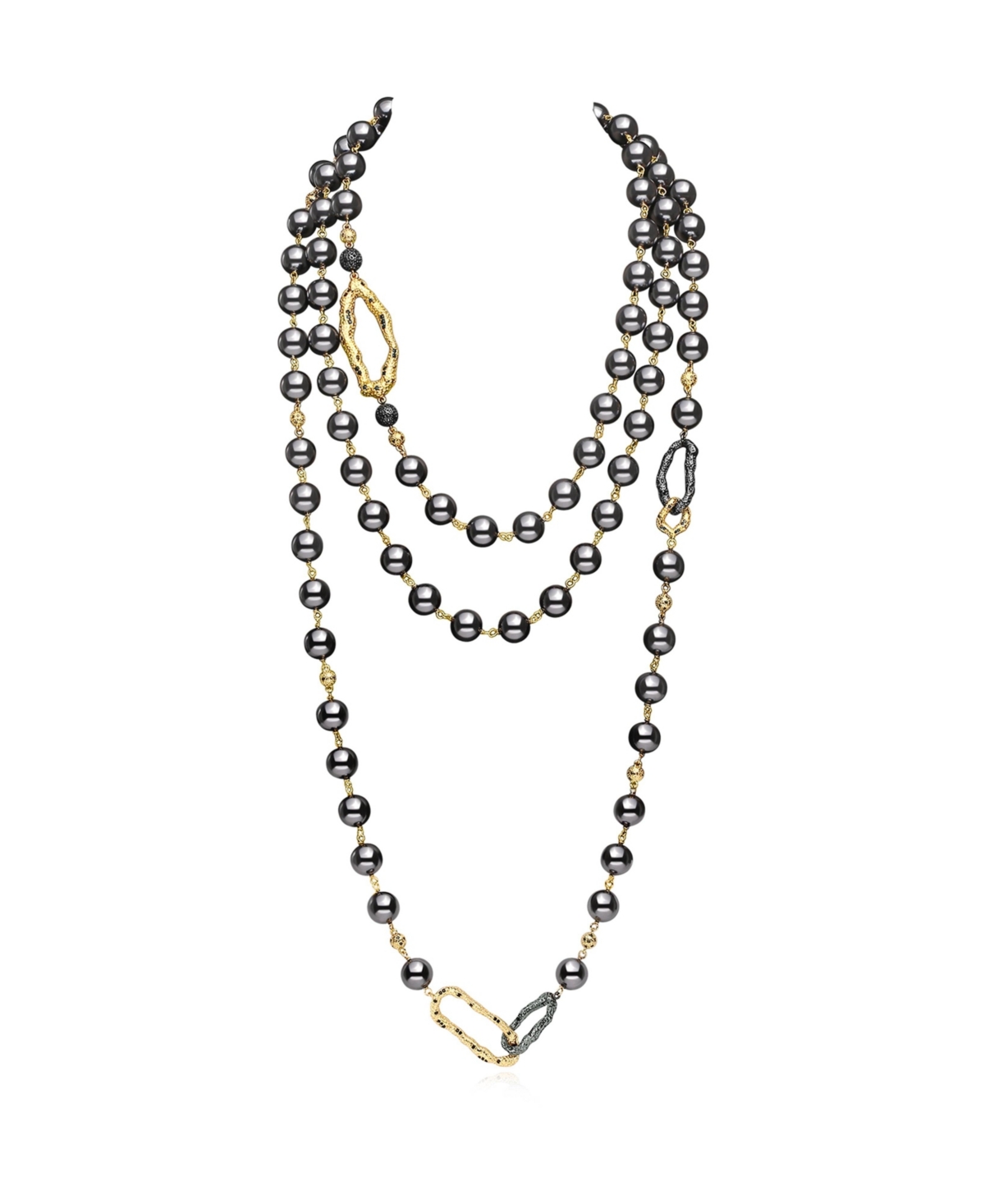 Click here for Retro Chic Leopard Necklace - Black  gold prices