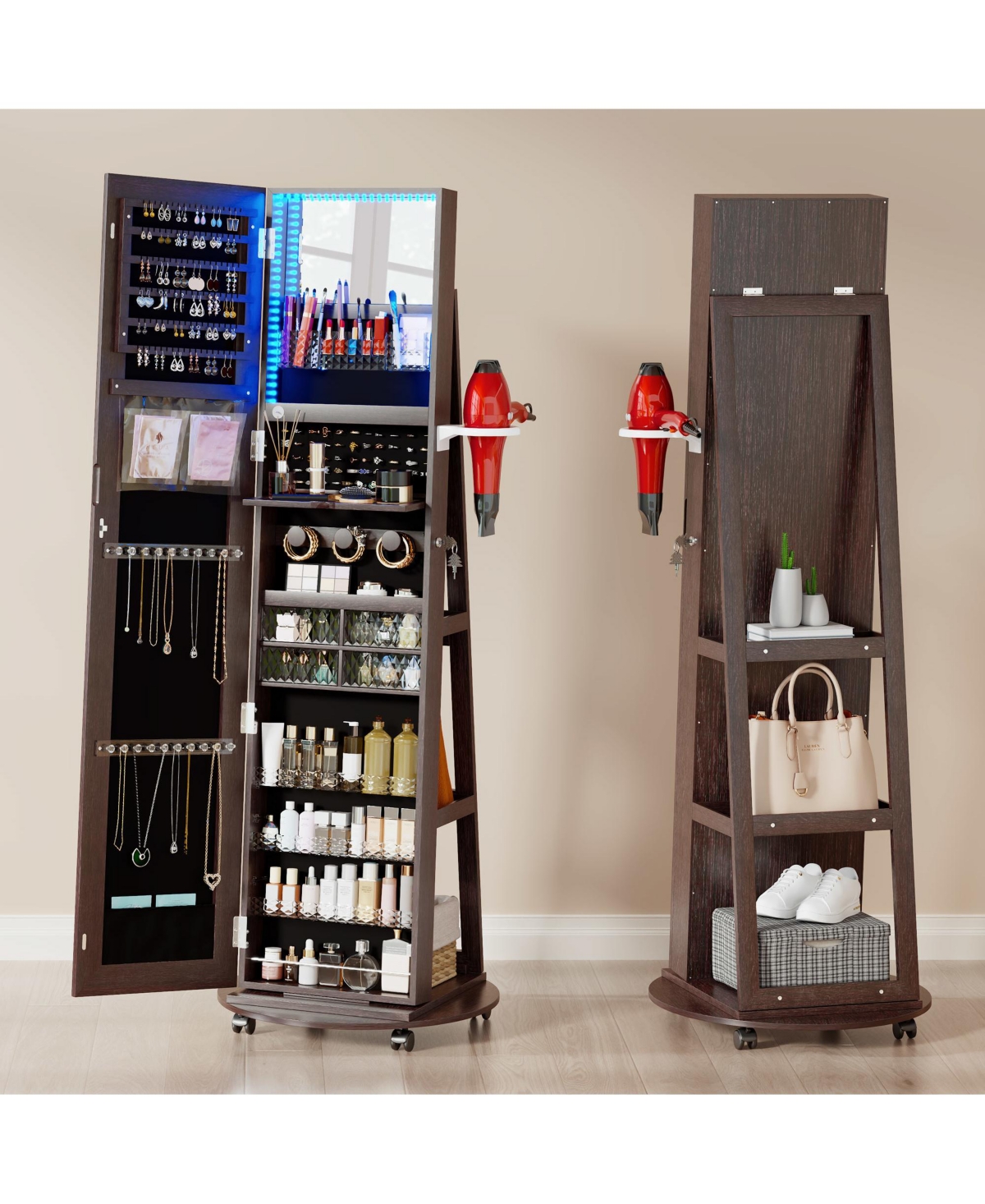 Click here for Vlsrka Color Block Full Length Mirror - Gold prices