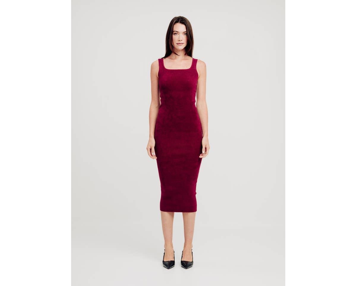 Click here for Torn By Ronny Kobo Womens Gigi Dress - Merlot prices