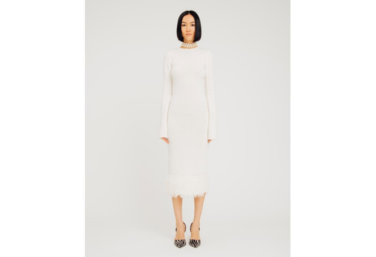 Click here for Torn By Ronny Kobo Womens Delia Dress. - White prices