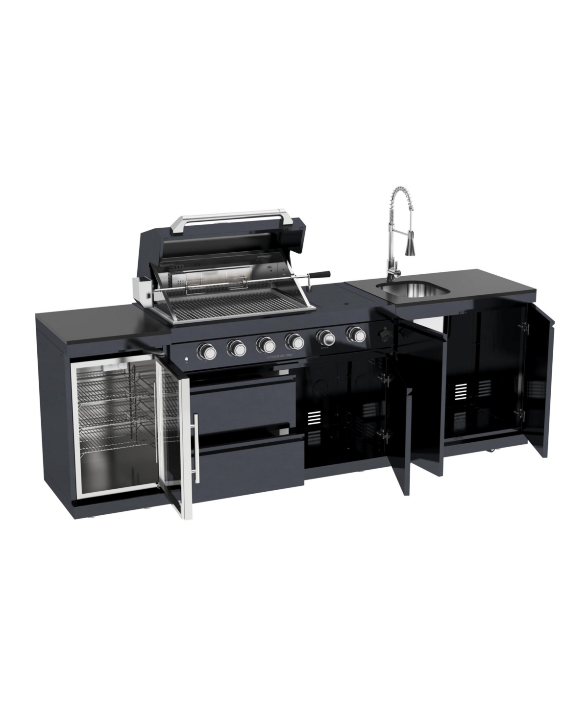 Click here for Mondawe 46" 4-Burner Gas Grill Outdoor Kitche... prices