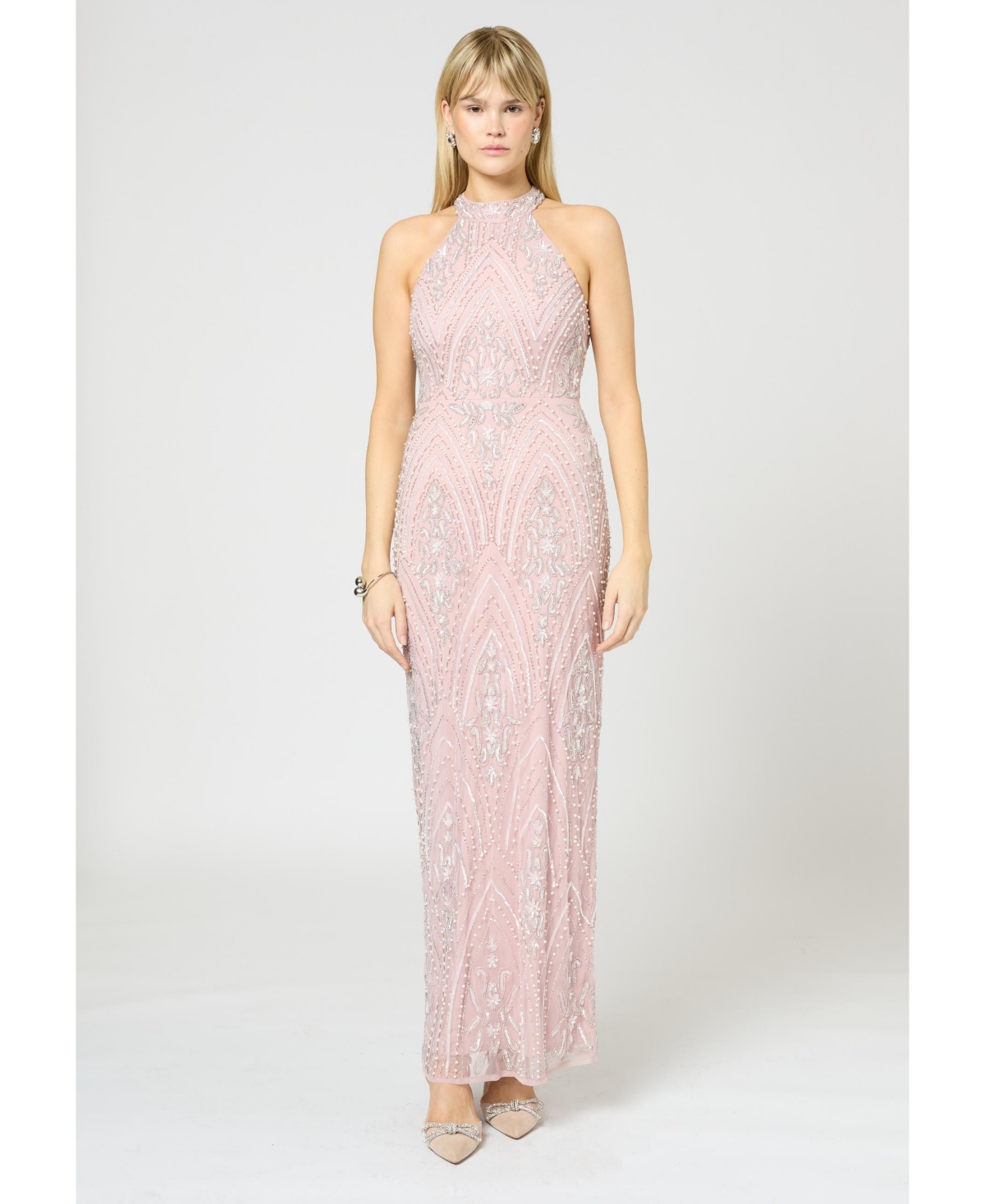 Click here for Beauut Womens Embellished Sequin Beaded Maxi Dress... prices