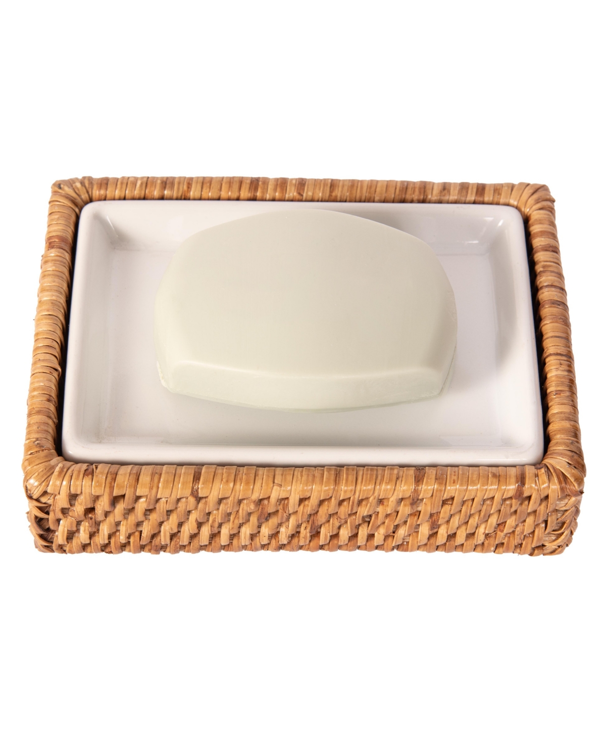 Click here for Artifacts Rattan Rectangular Soap Dish with Cerami... prices