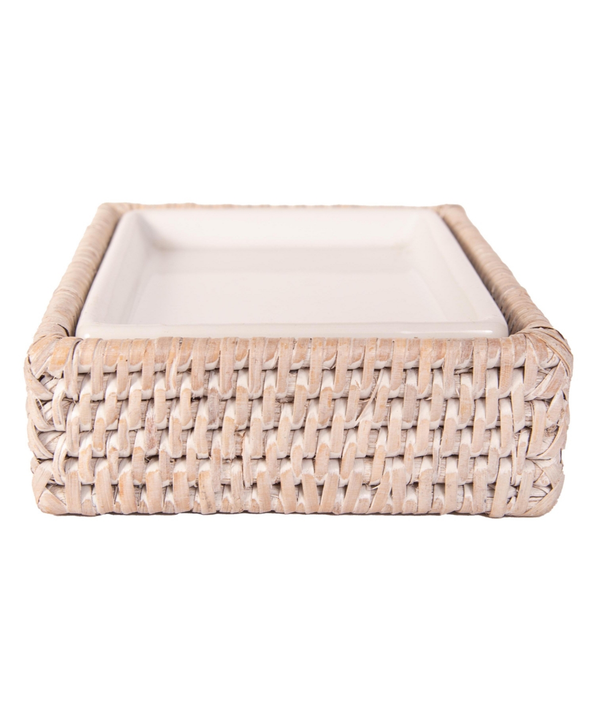 Click here for Artifacts Rattan Rectangular Soap Dish with Cerami... prices