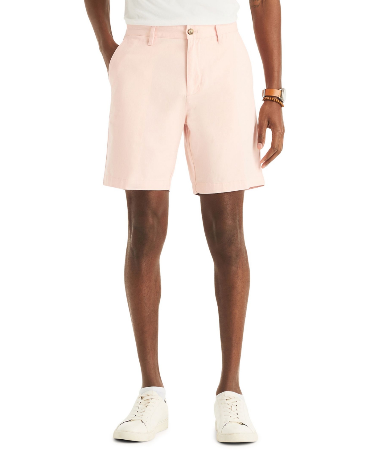 Nautica Mens Stretch Deck Regular-Fit Shorts - Conch