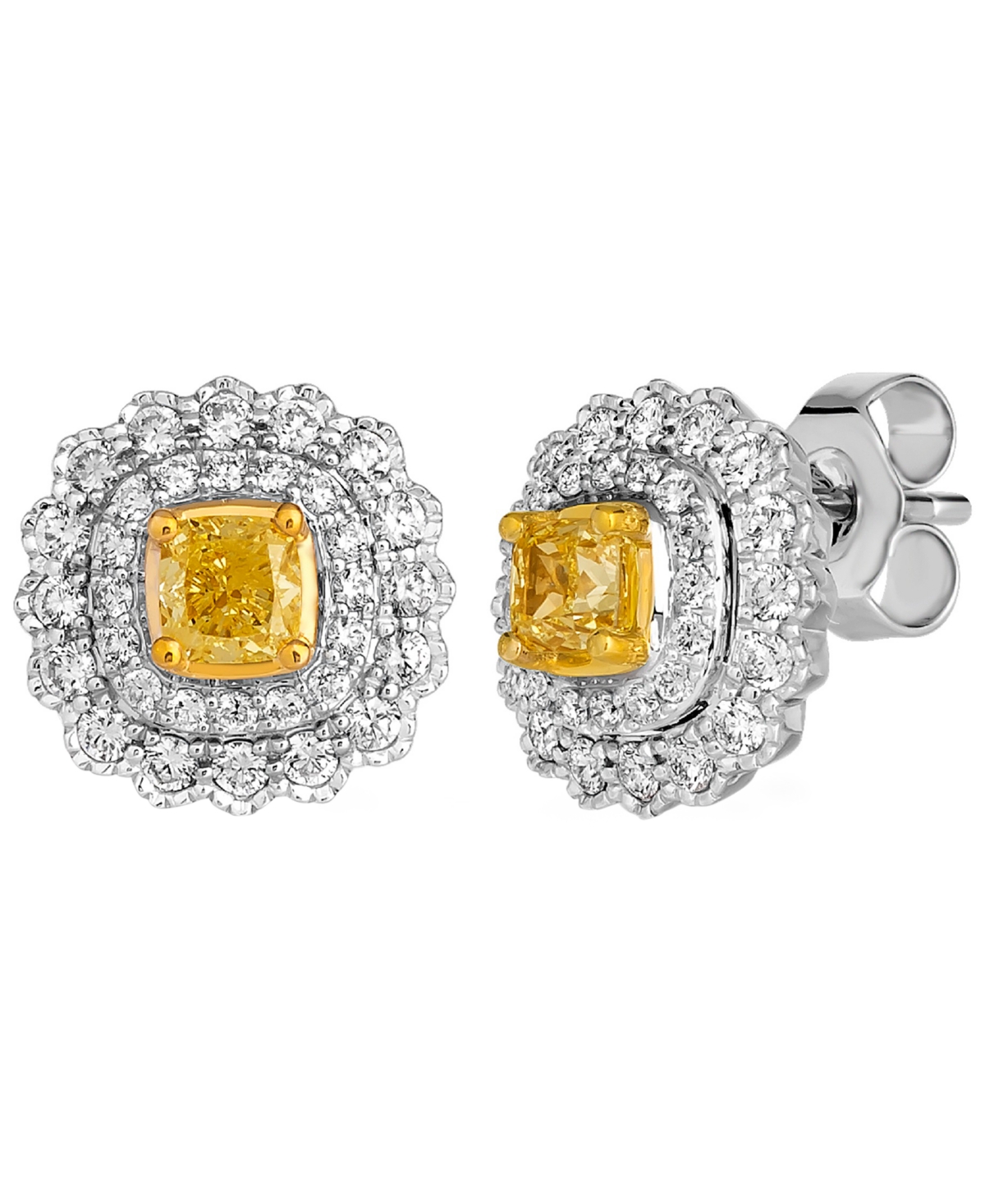 Click here for Le Vian Diamond (1.110 ct. t.w.) Earrings in Two-T... prices