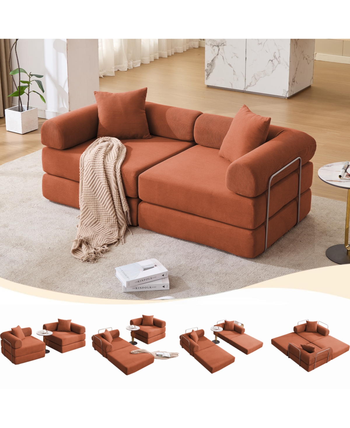 Click here for Streamdale Furniture Modular Sofa Bed for Apartmen... prices