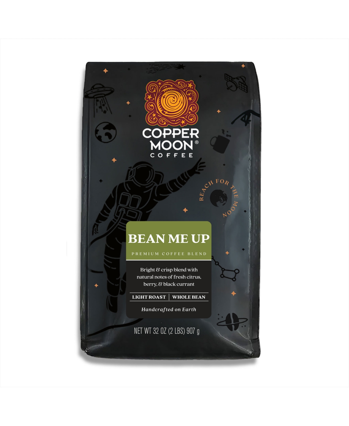 Whole Bean Coffee  Bean Me Up Blend  2 lbs