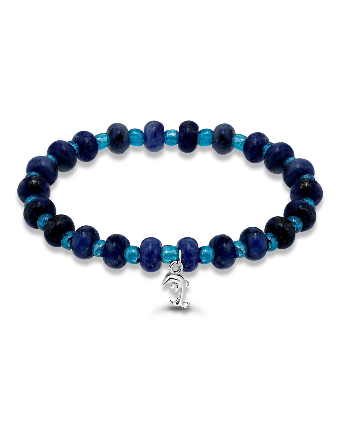 Click here for Macys Sodalite Rondelle Beads and Dolphin Drop Bea... prices
