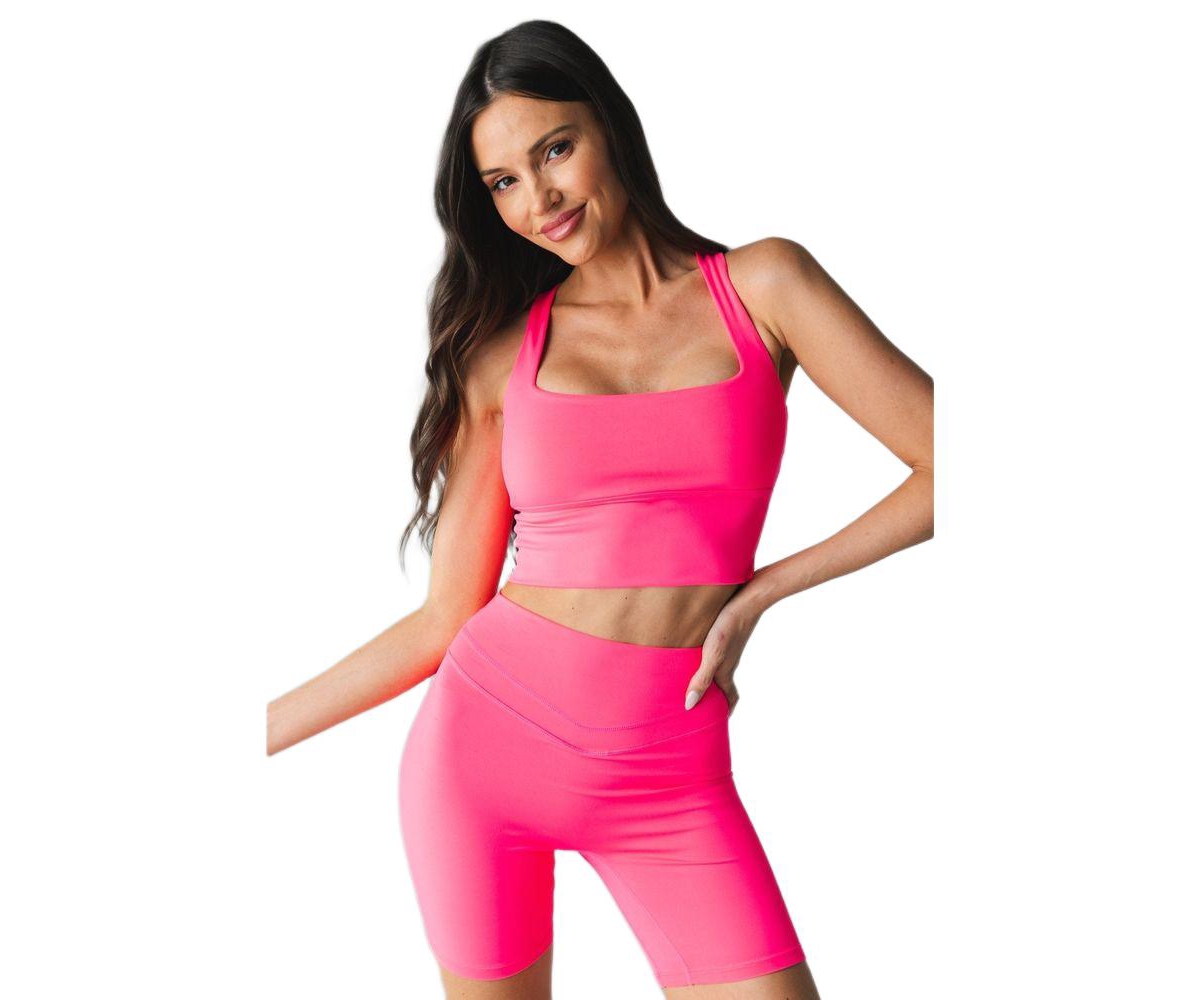 Click here for Vitality Womens Pulse Racer Longline - Neon pink prices