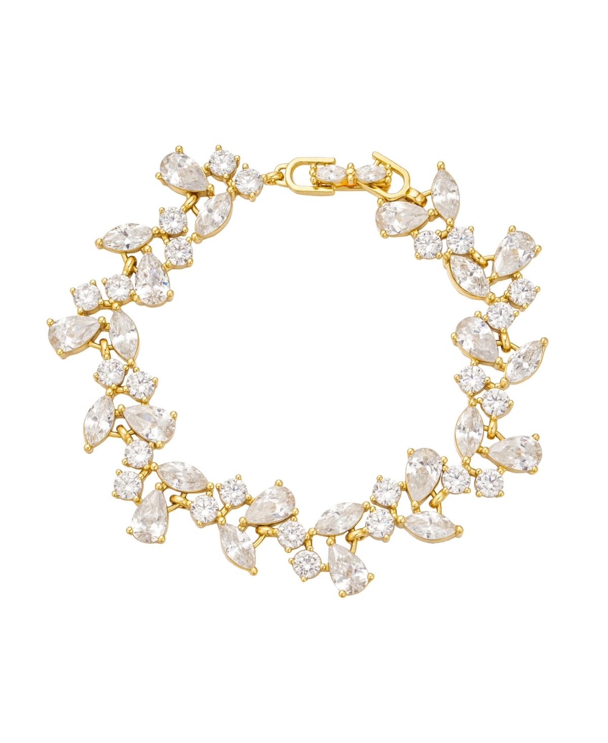 Click here for Untamed Petals Cami Crystal Bracelet - Gold prices