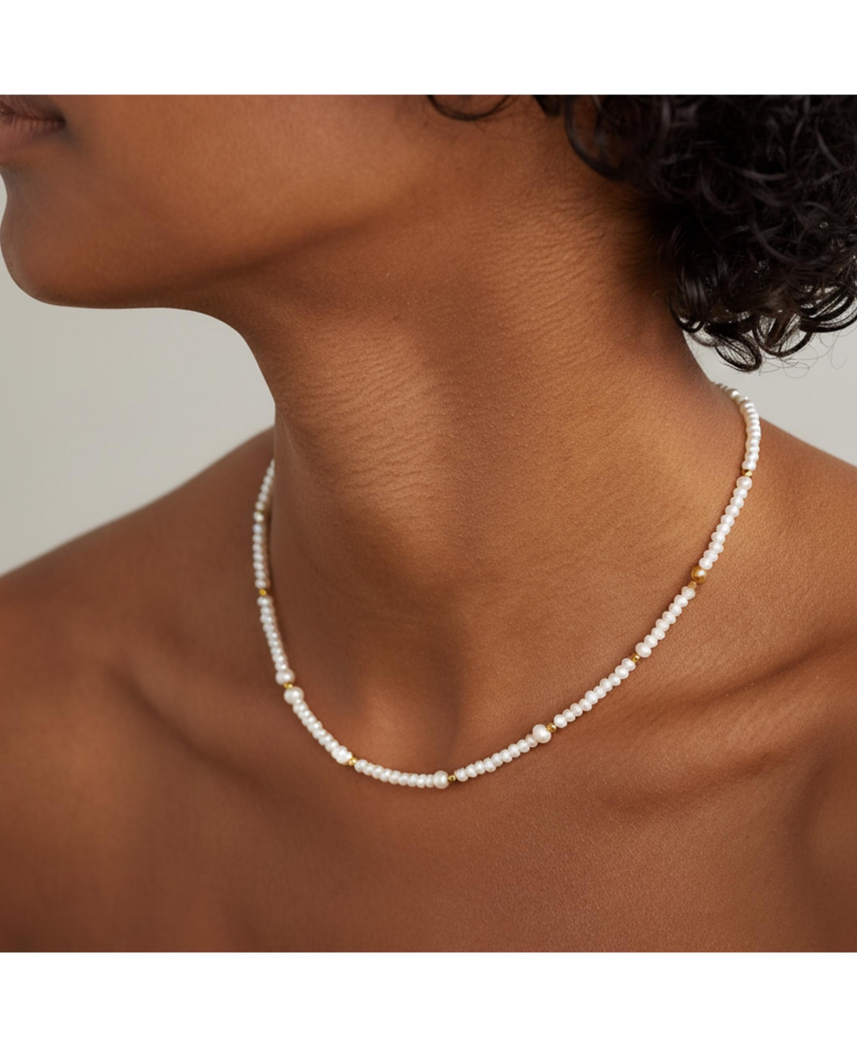 Click here for Joey Baby 18K Gold Plated Freshwater Pearls with G... prices