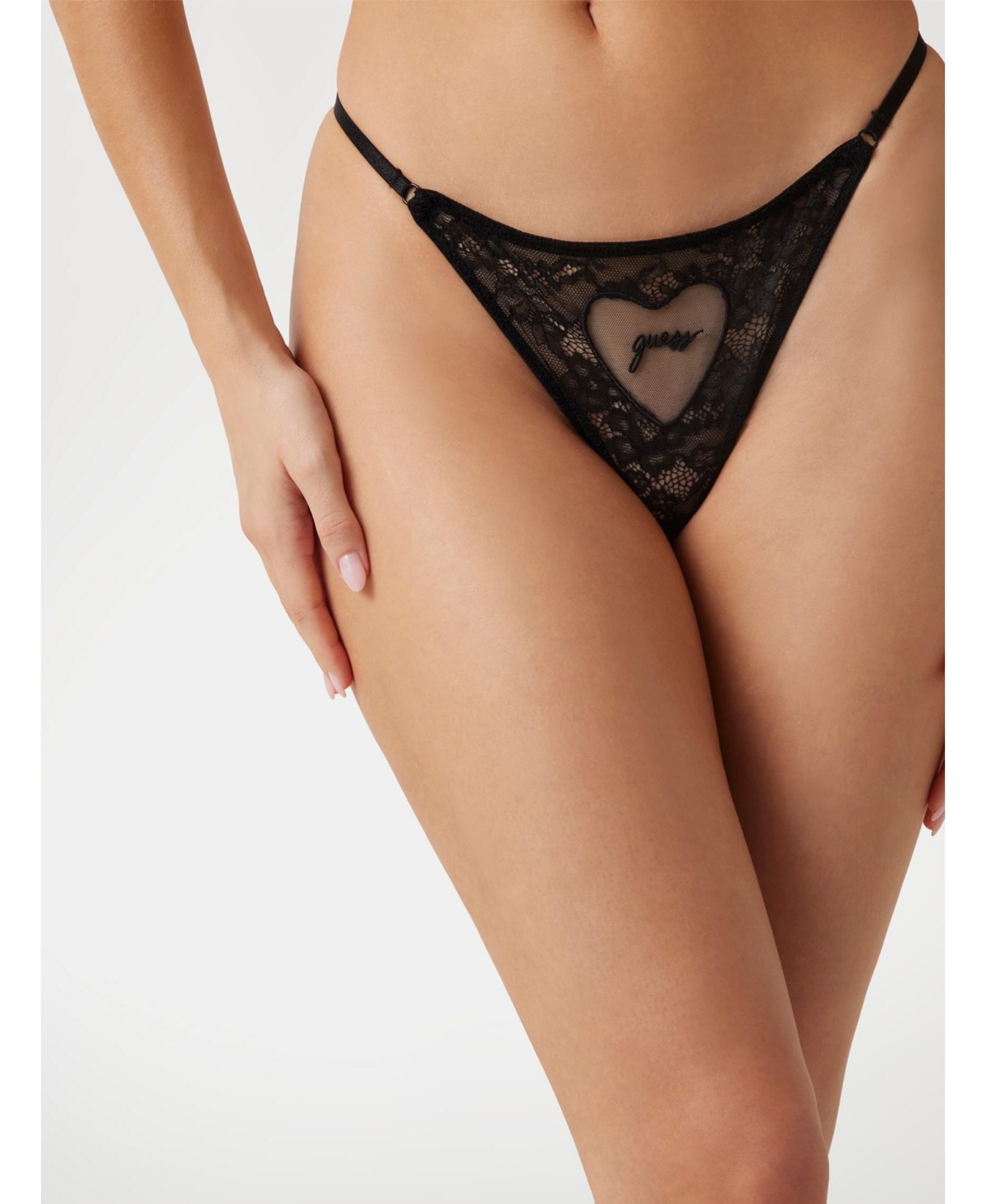 Click here for Guess Womens Vanessa Thong - Black prices