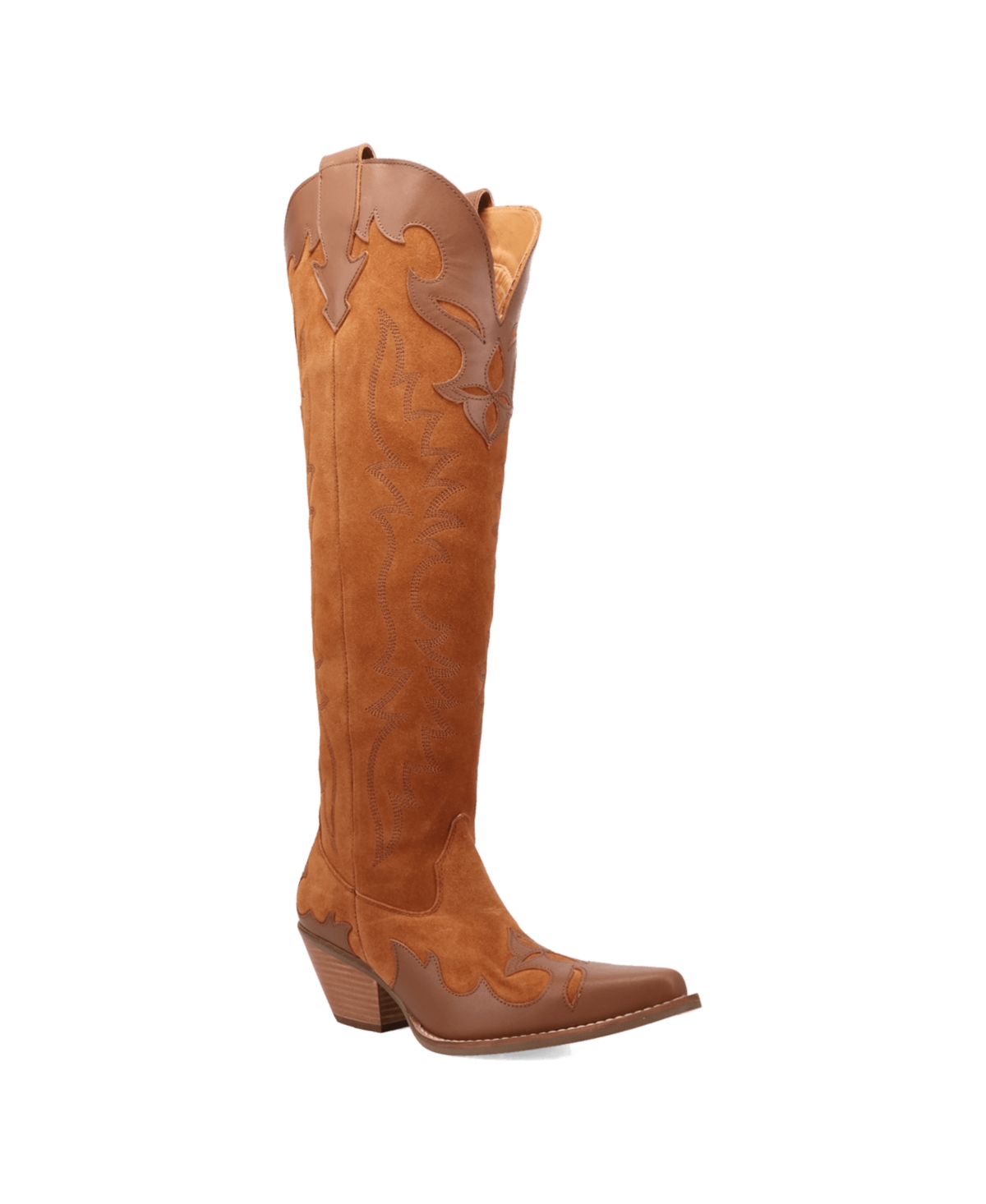 Click here for Dingo Womens Drama Queen Suede Boot - Camel prices