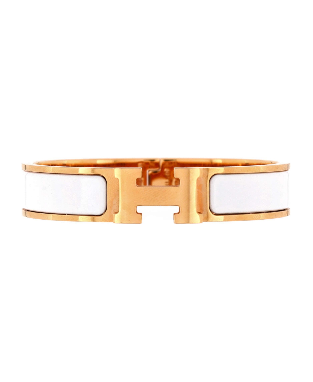 Click here for Pre-Owned HERMES Clic H Bracelet - Enamel prices