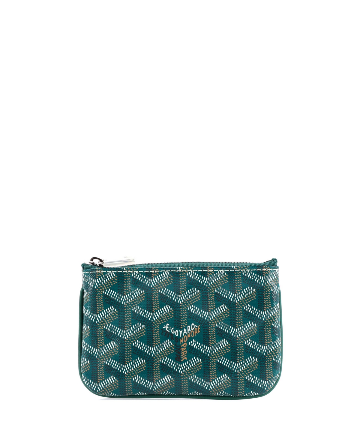 Click here for Pre-Owned Goyard Nano Senat Zip Key Pouch Coated C... prices