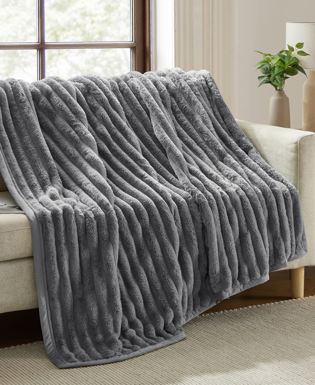 Click here for Nestl Ultra Plush Raschel Mink Blanket  Queen/King... prices