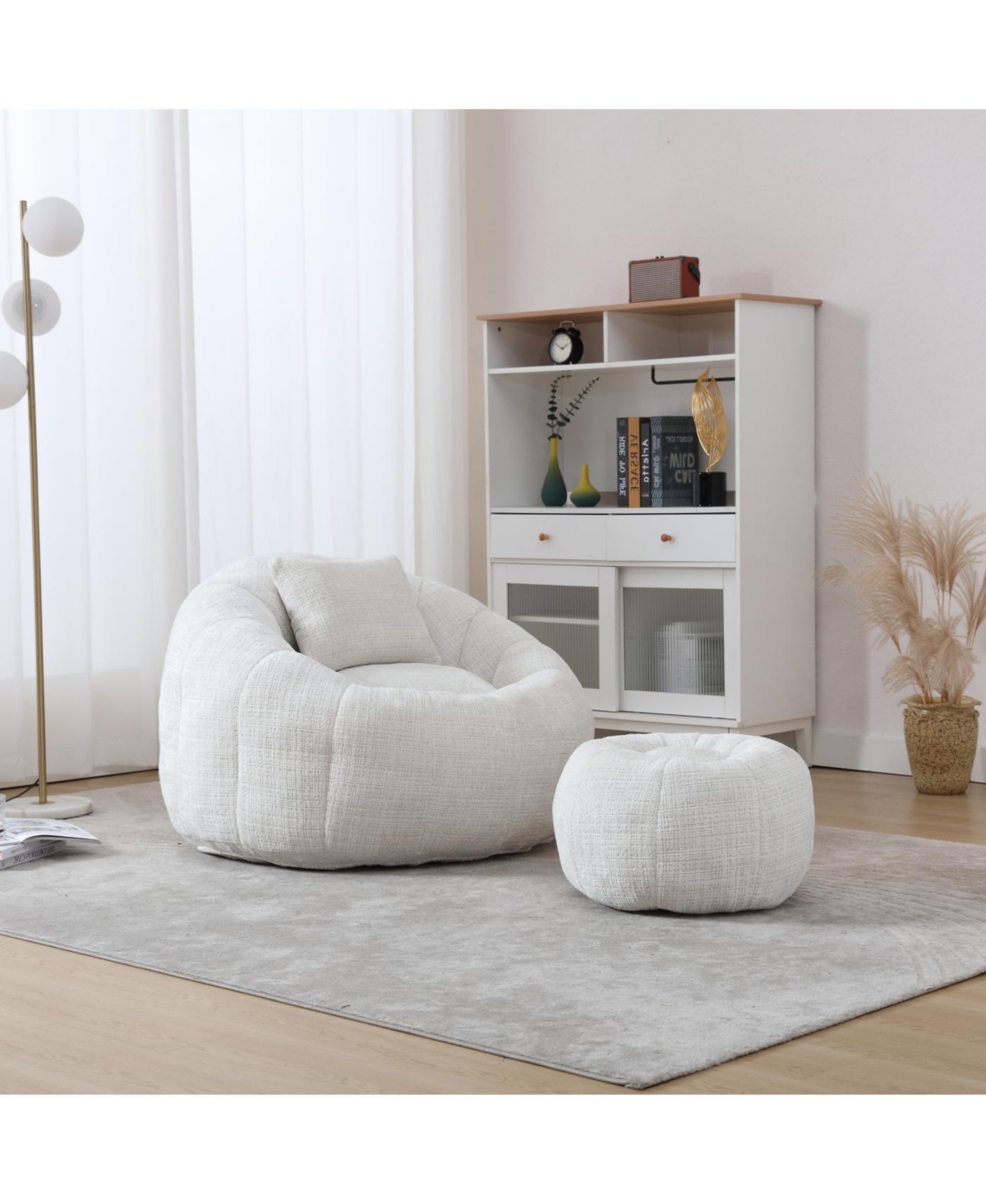 Click here for Streamdale Furniture Modern Bean Bag Chair with Ot... prices