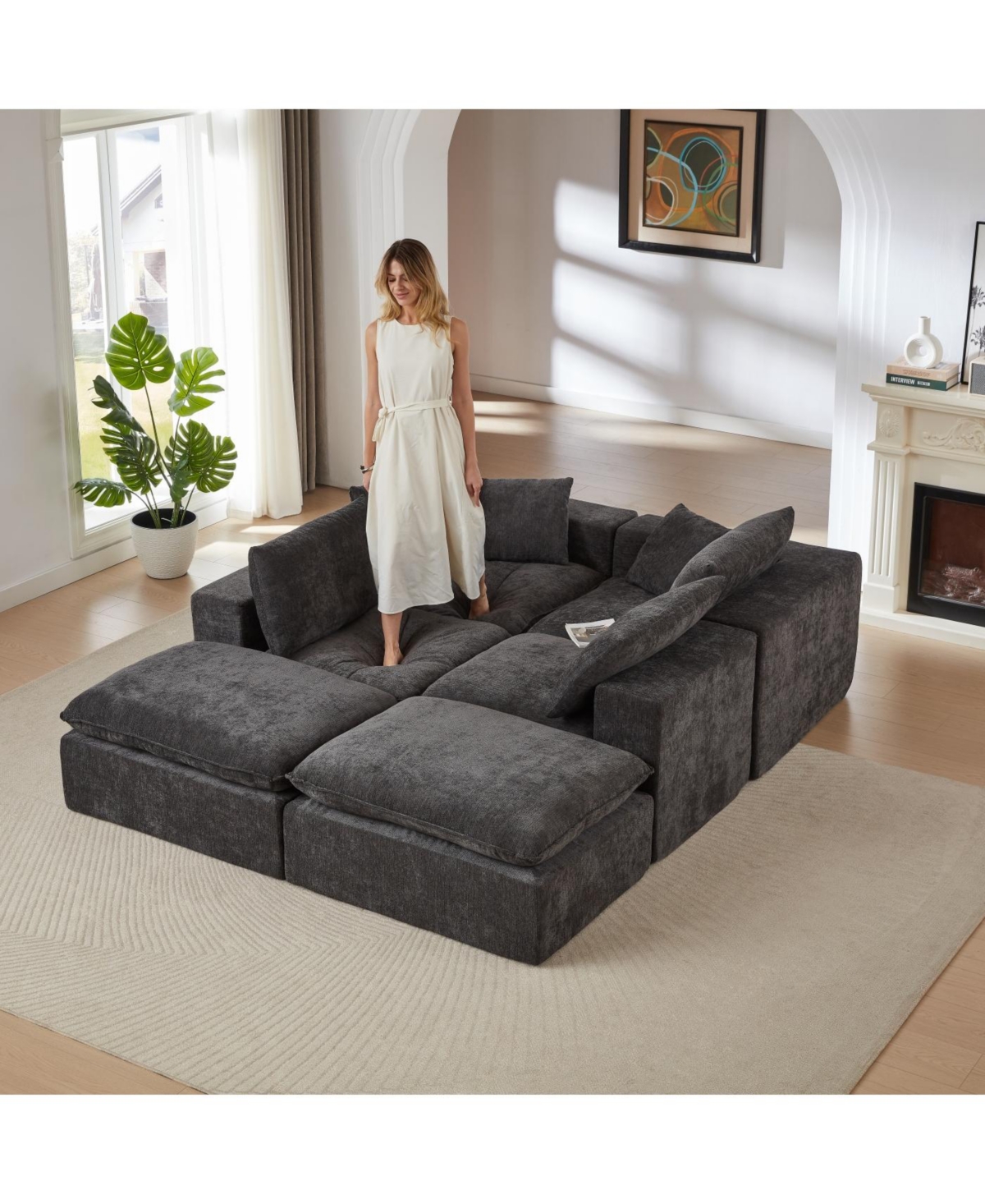Click here for Streamdale Furniture Streamdale Modern Chenille Cl... prices