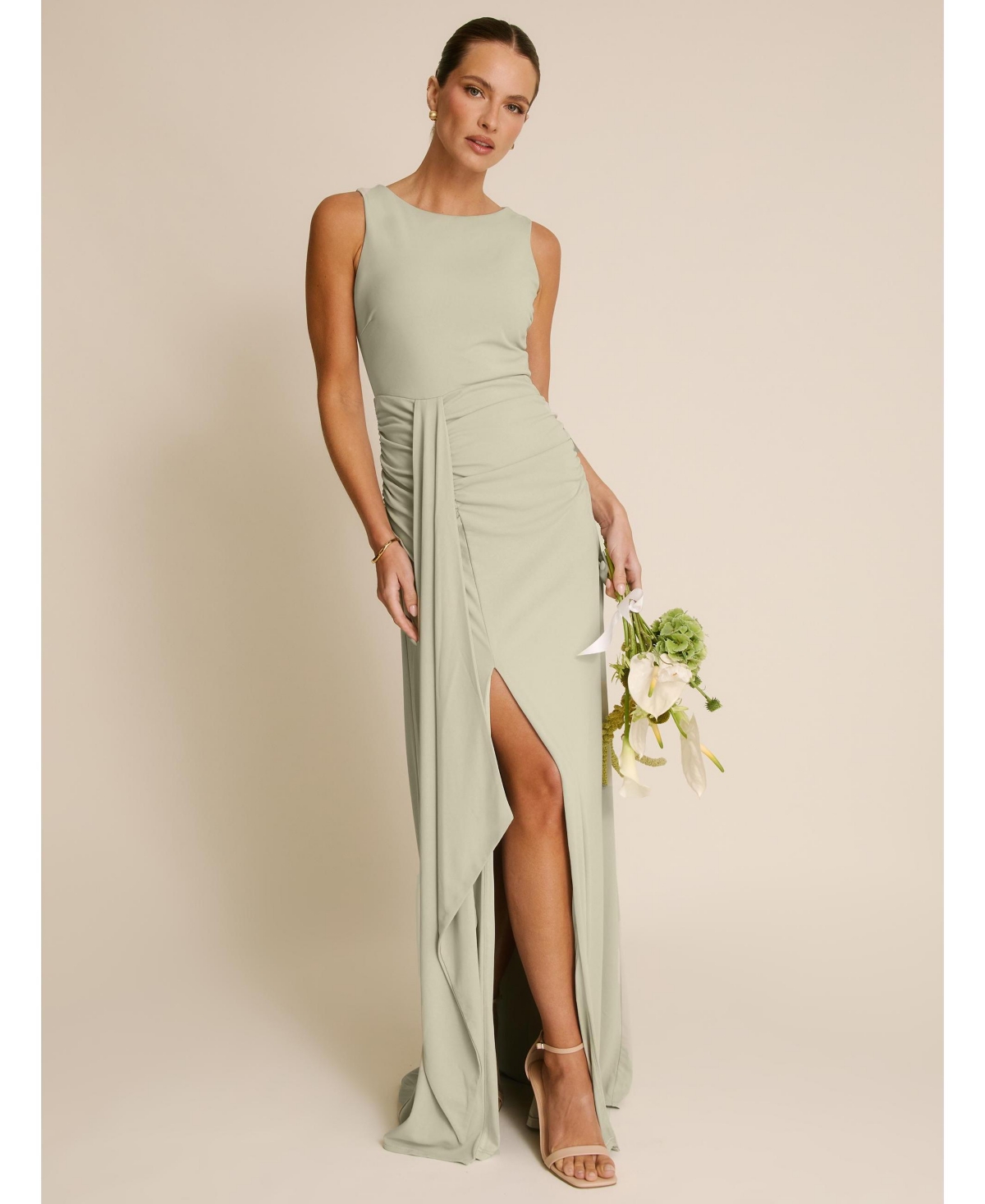 Click here for Six Stories Womens Drape Gathered Sleeveless Stret... prices