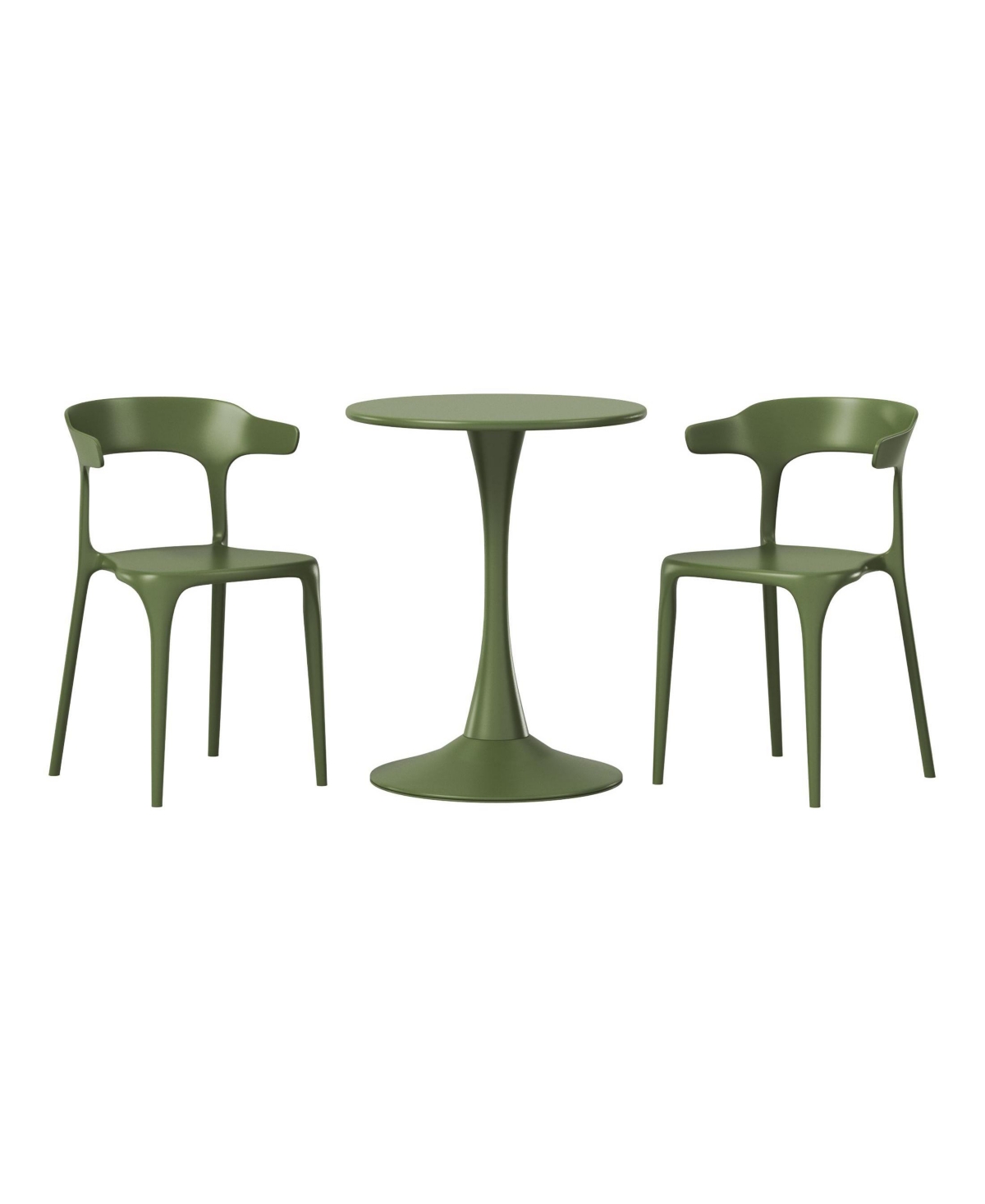 Click here for WestinTrends 3-Piece Outdoor Metal Patio Dining Ta... prices