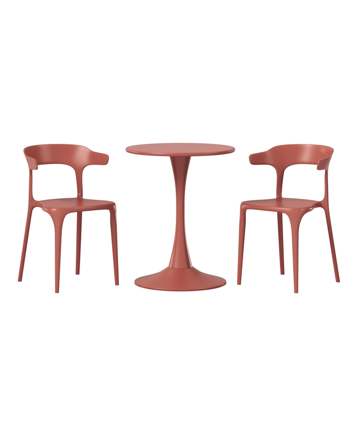 Click here for WestinTrends 3-Piece Outdoor Metal Patio Dining Ta... prices