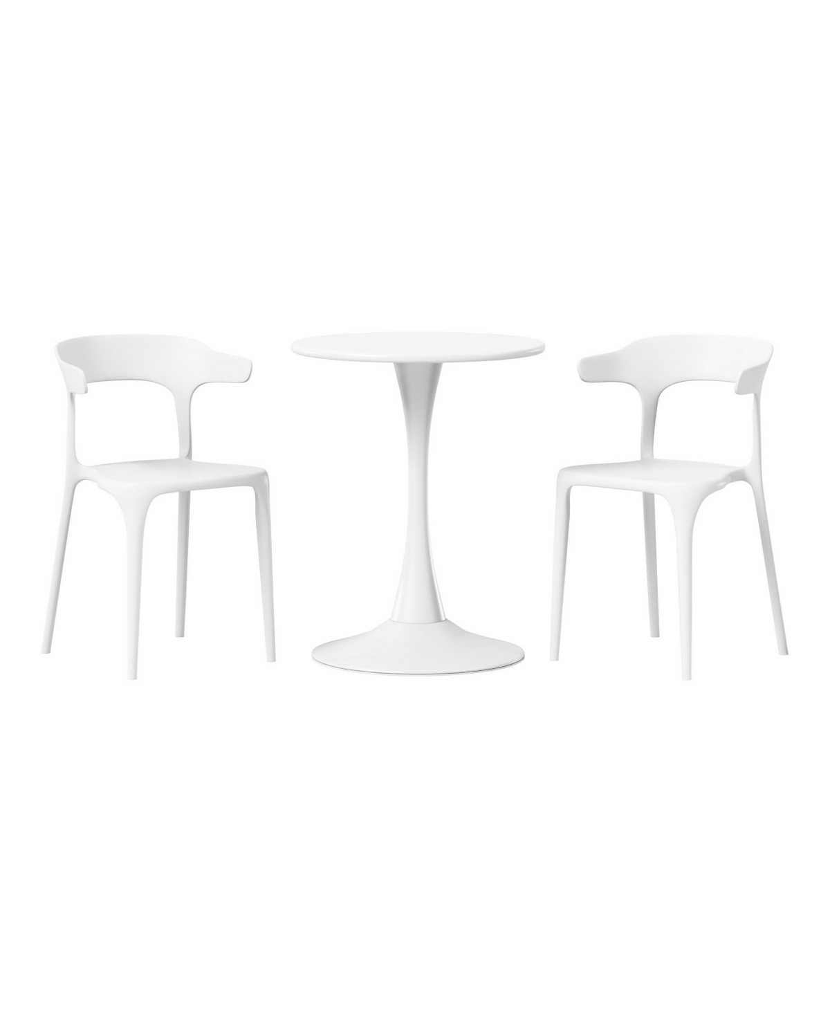 Click here for WestinTrends 3-Piece Outdoor Metal Patio Dining Ta... prices