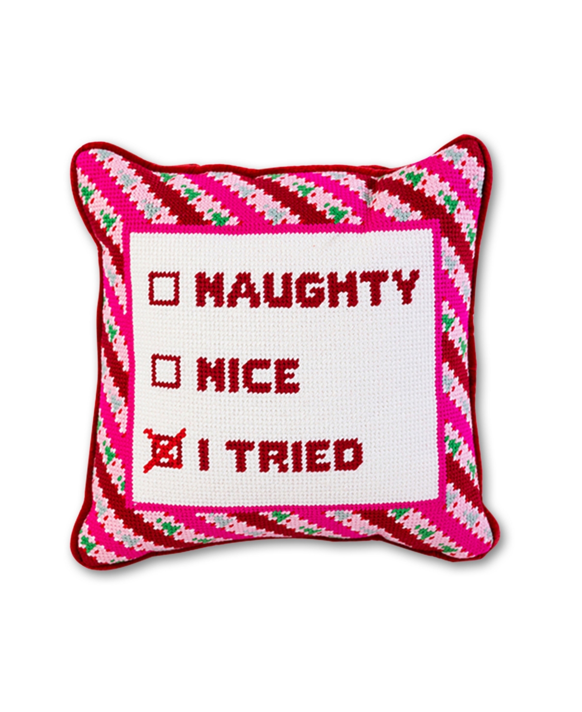 Click here for Furbish Needlepoint Pillow – Holiday Collec... prices