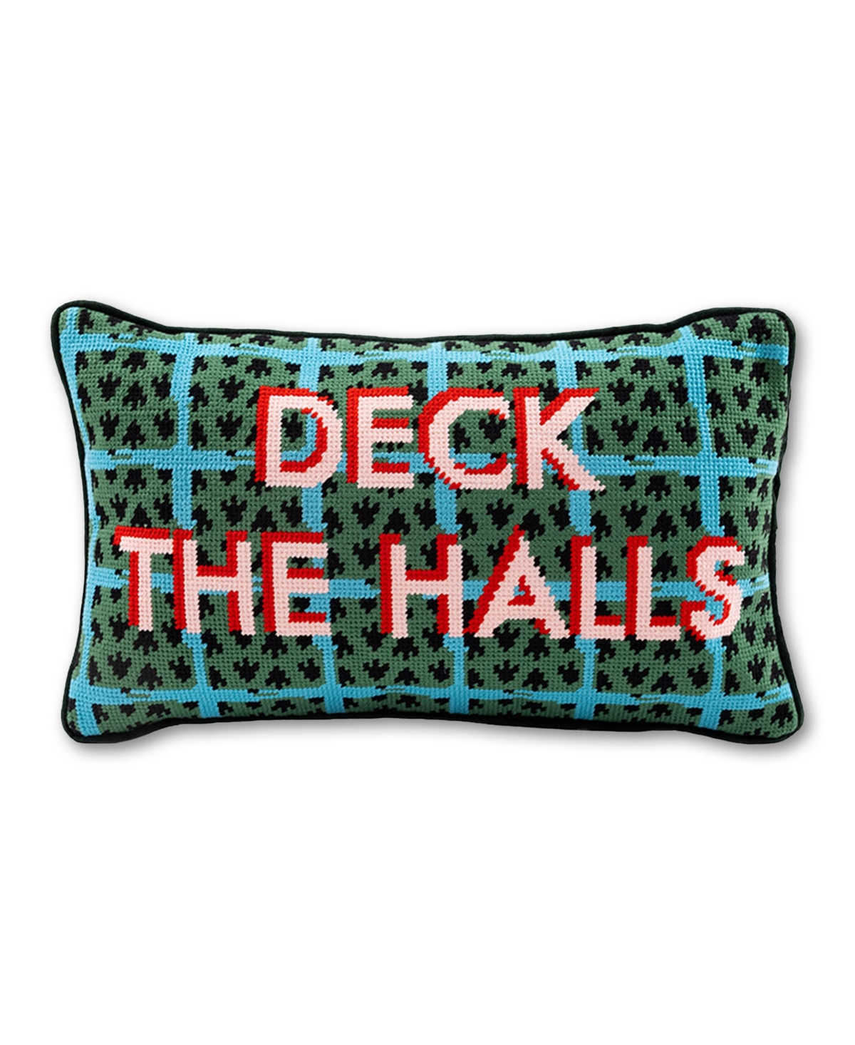 Click here for Furbish Needlepoint Pillow – Holiday Collec... prices