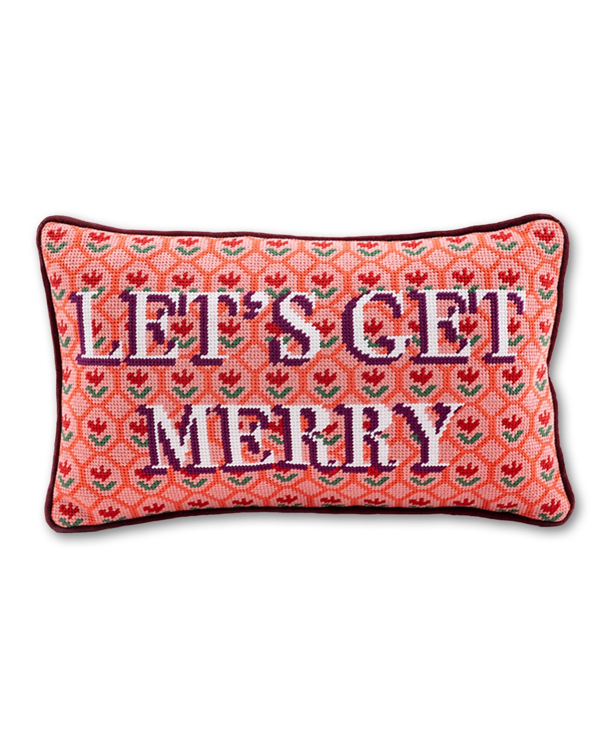 Click here for Furbish Needlepoint Pillow – Holiday Collec... prices