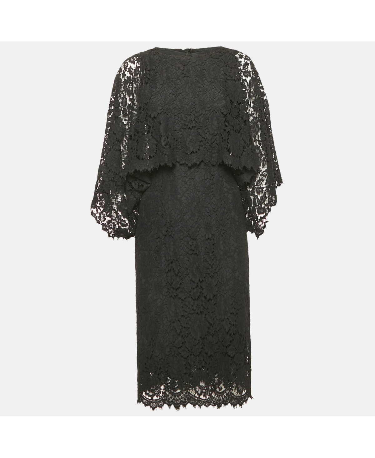 Click here for Pre-Owned Dolce & Gabbana Womens Black Lace Faux C... prices