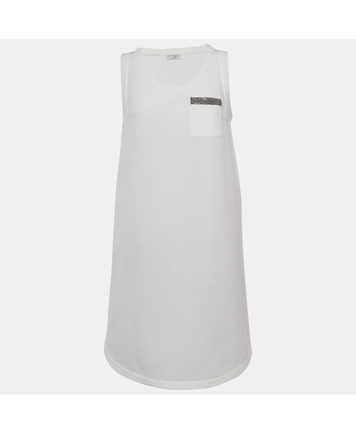 Click here for Pre-Owned Brunello Cucinelli Womens White Jersey M... prices