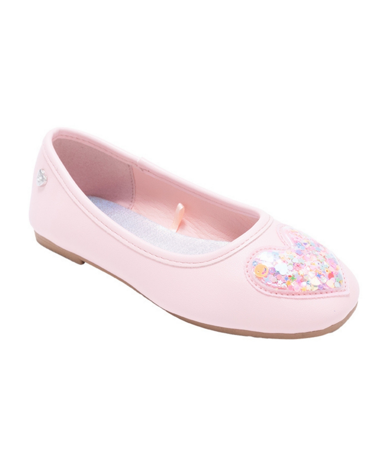 Click here for Bebe Girls 1-13 Puffy Heart Slip-On Ballet Flats -... prices