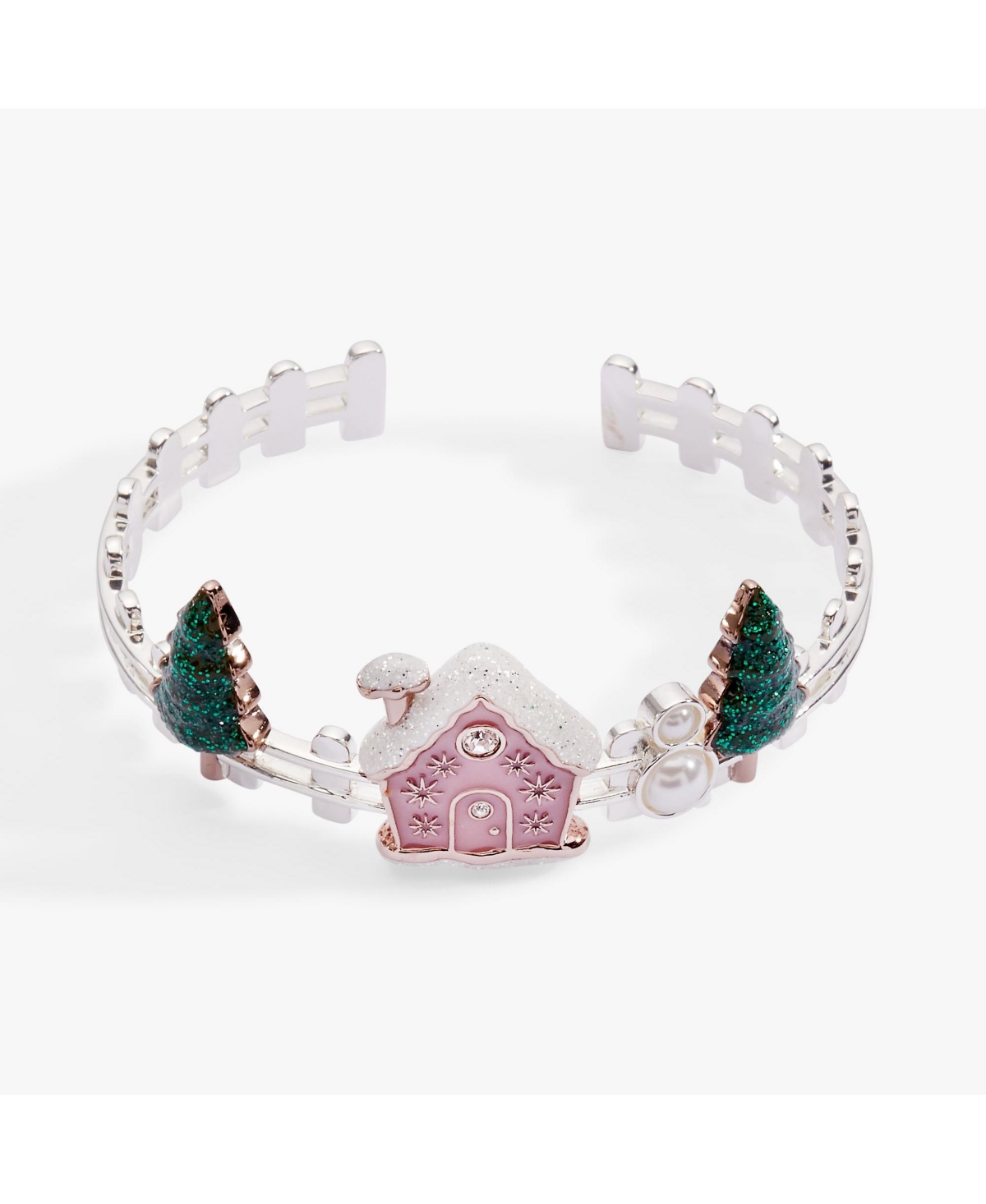 Click here for Alex and Ani Pink Christmas Gingerbread House Cuff... prices