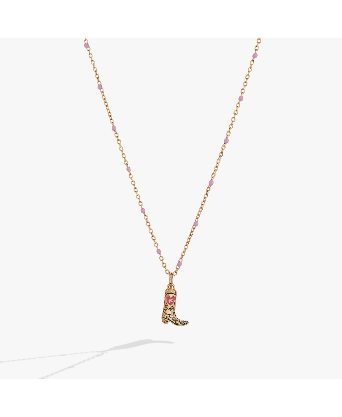 Click here for Barbie Cowboy Boot Pendant Necklace - Gold prices