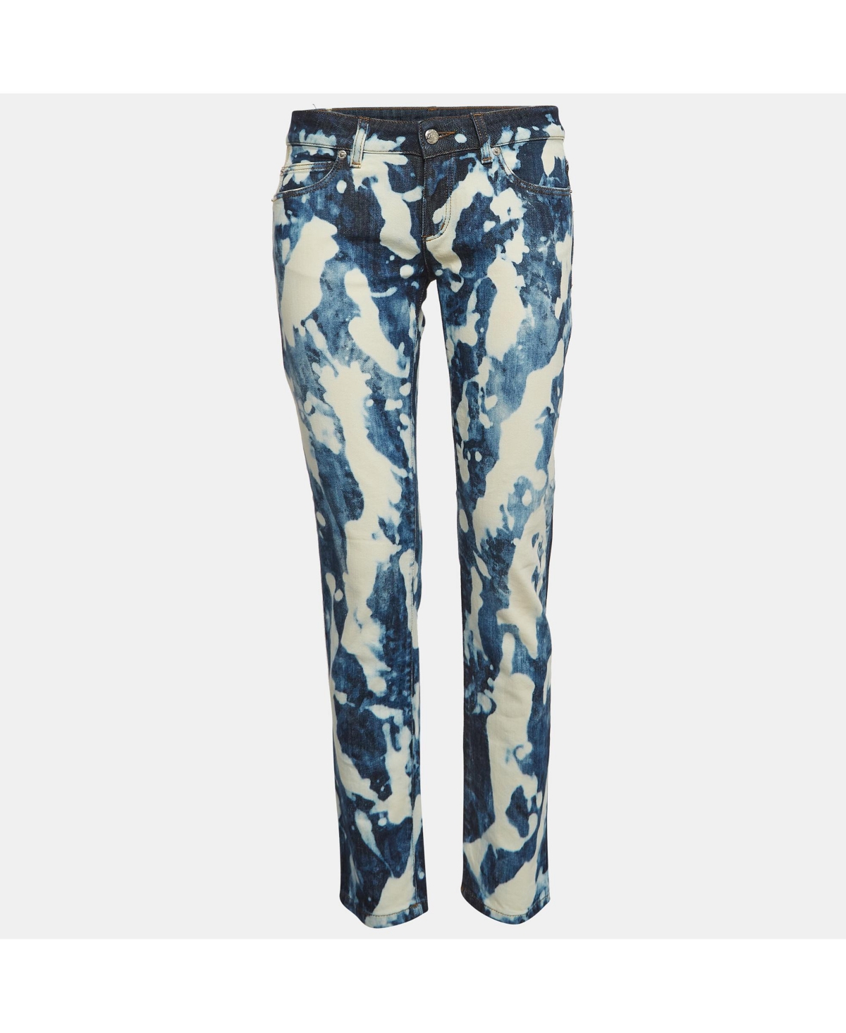 Click here for Pre-Owned Alexander Mcqueen Womens Blue Bleached E... prices