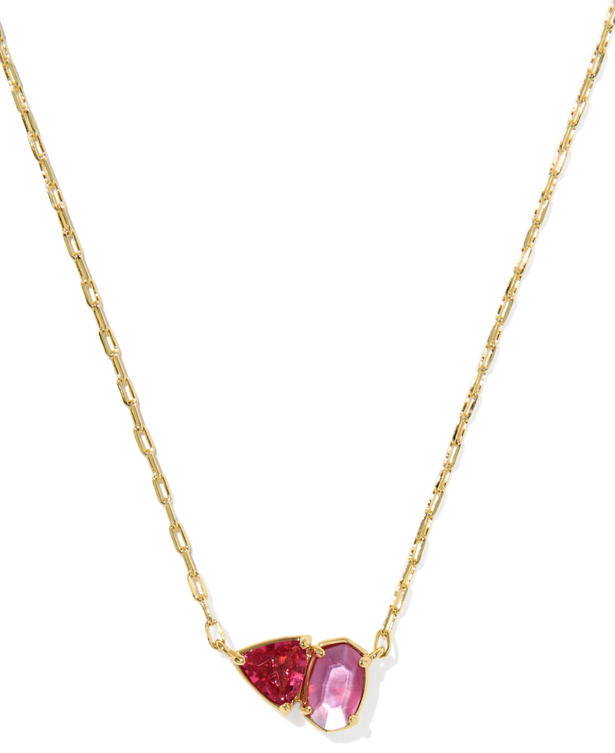 Click here for Kendra Scott Gold Plated Glass-Stone Pendant Neckl... prices
