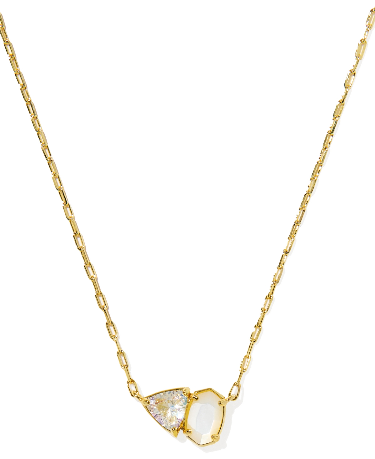 Click here for Kendra Scott Gold Plated Glass-Stone Pendant Neckl... prices