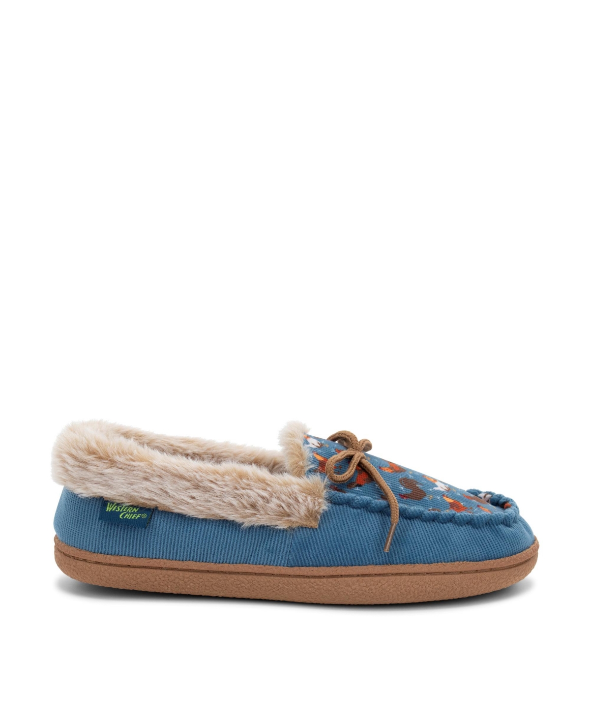Click here for Western Chief Womens Elaine Chicken Slipper - Blue prices