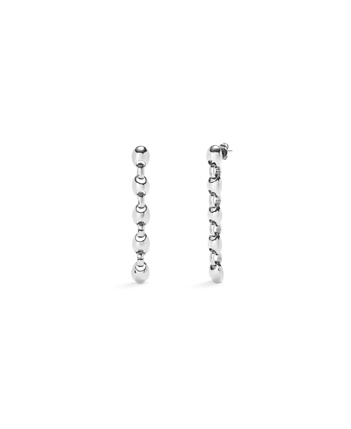 Click here for UNOde50 Silver Plated Dazzling Drop Earrings - Sil... prices