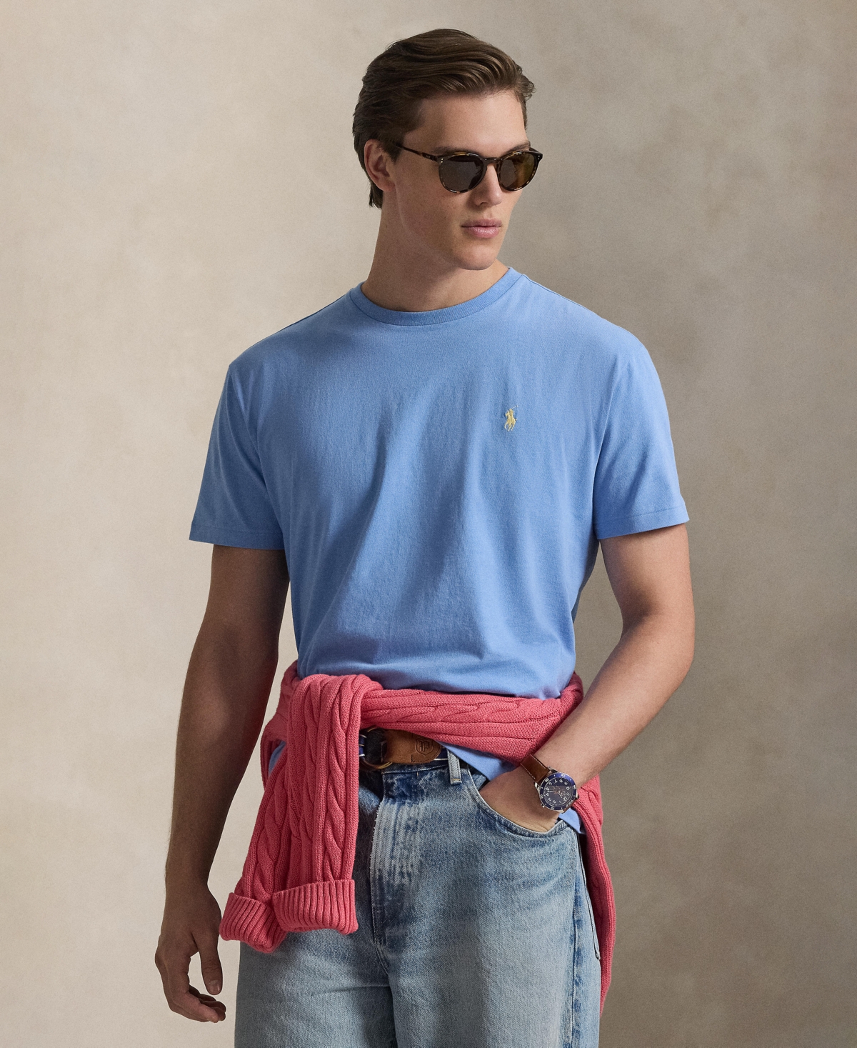 Click here for Polo Ralph Lauren Mens Classic Fit Crew Neck T-Shi... prices