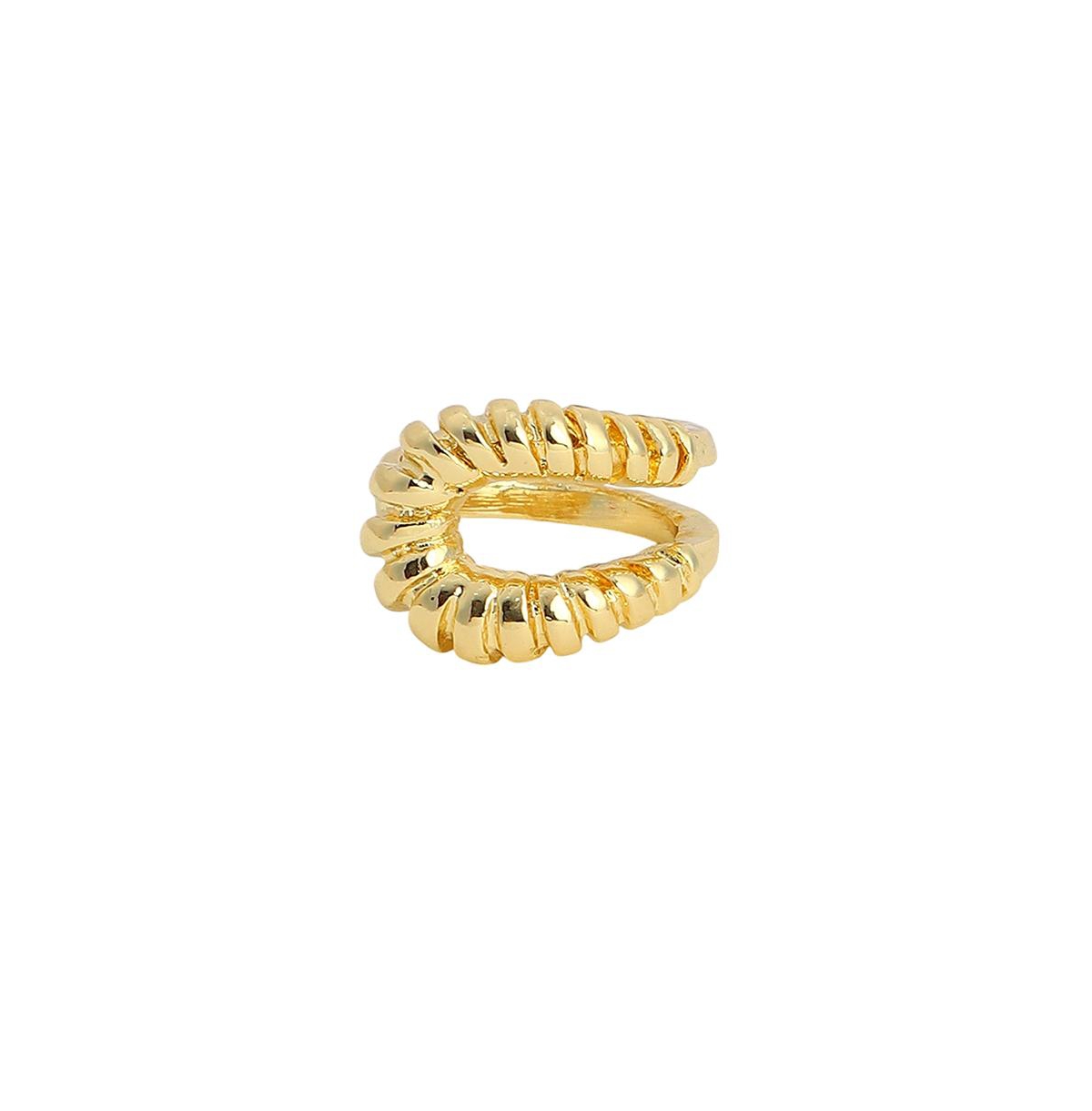 Click here for Sohi Womens The Mollusks Statement Ring - Gold prices