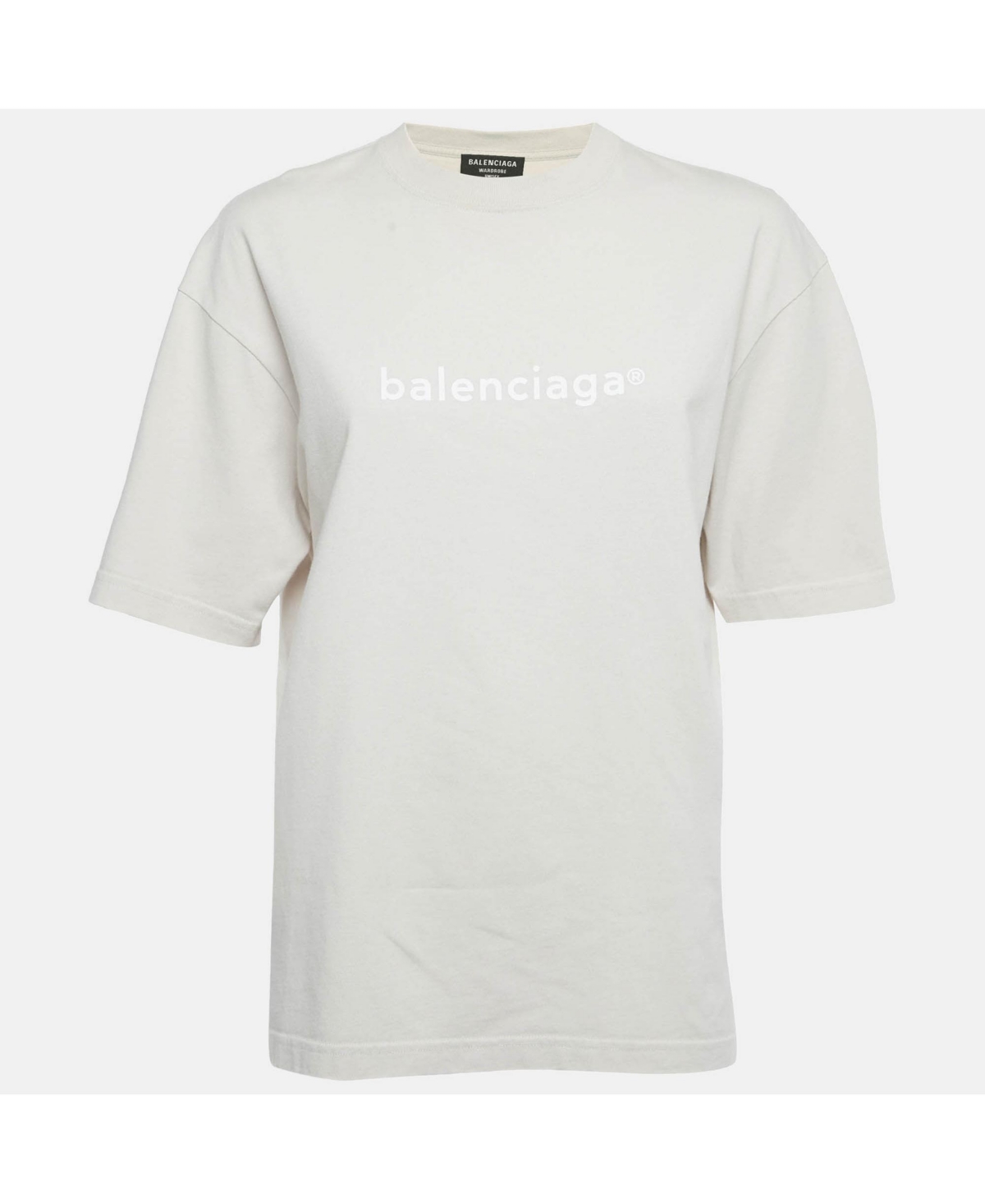 Click here for Pre-Owned Balenciaga Womens Logo Print Cotton Crew... prices