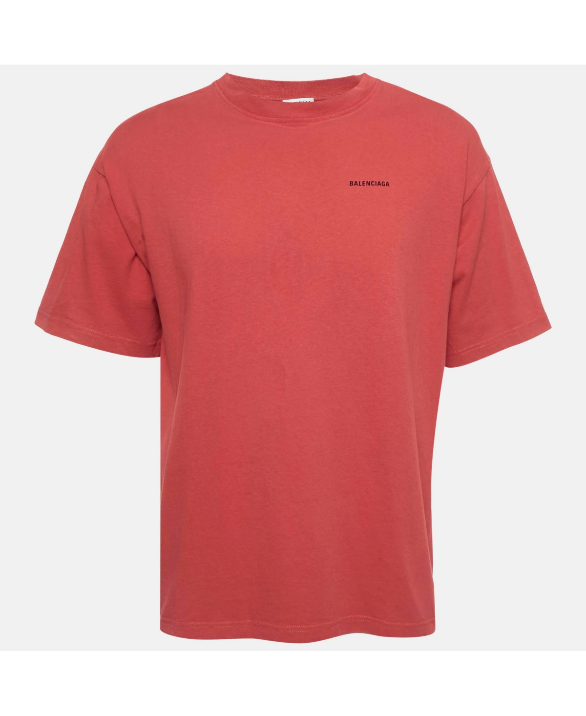 Click here for Pre-Owned Balenciaga Mens Logo Print Cotton Knit C... prices