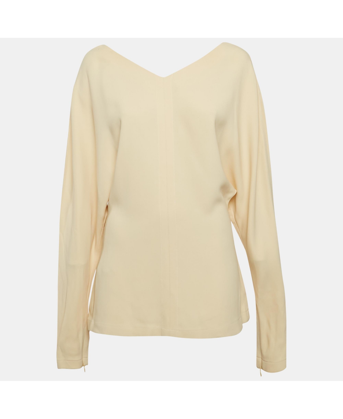 Click here for Pre-Owned Stella Mccartney Womens Cream Crepe Dolm... prices